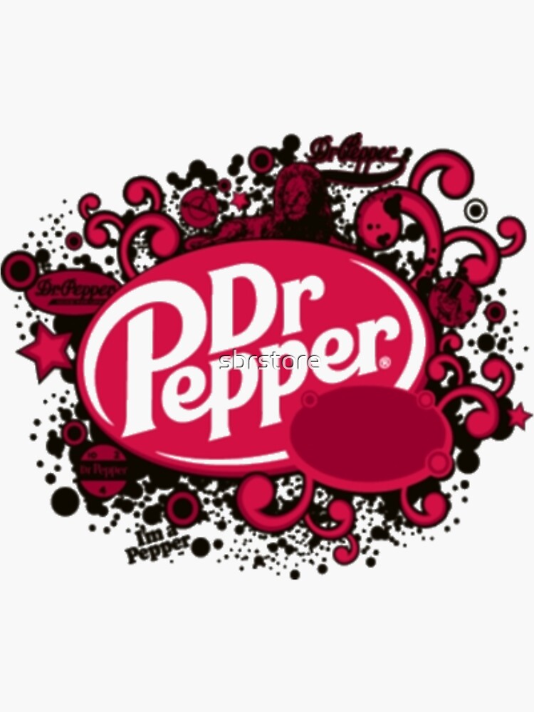 "dr pepper" Sticker for Sale by sbrstore | Redbubble