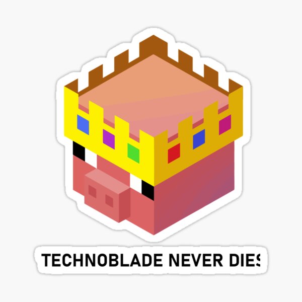 "TECHNOBLADE NEVER DIES (3)" Sticker for Sale by DellaBryant | Redbubble