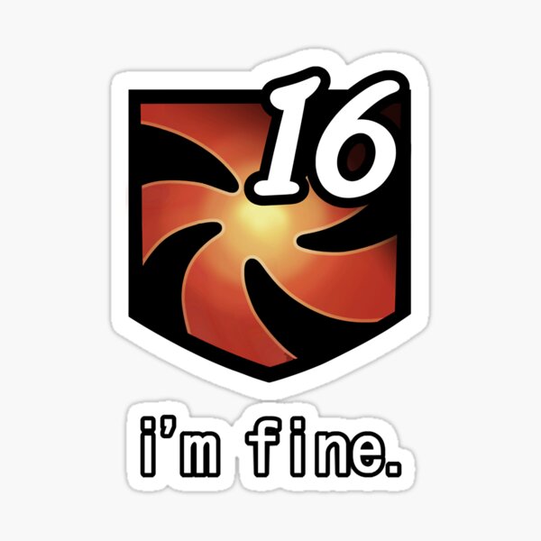 "Im Fin Vuln, Stacks [FFXIV]" Sticker for Sale by NathanALeather ...