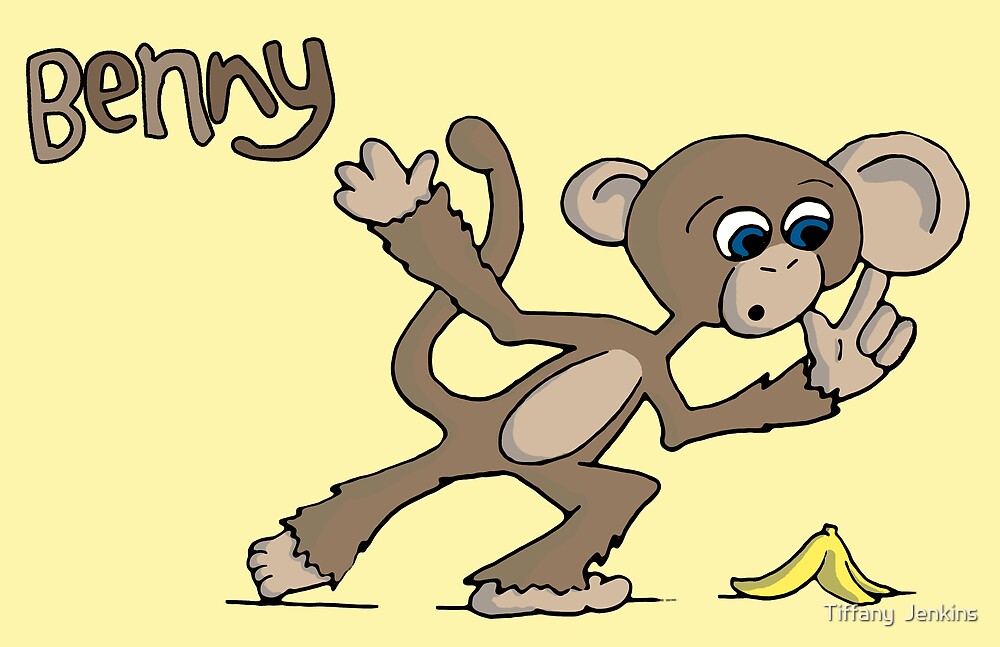 "Benny the Monkey" by Tiffany Jenkins | Redbubble