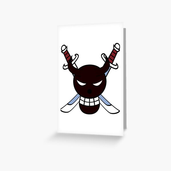 "Red Devil Pirates - Roblox Blox Piece Logo" Greeting Card for Sale by ...