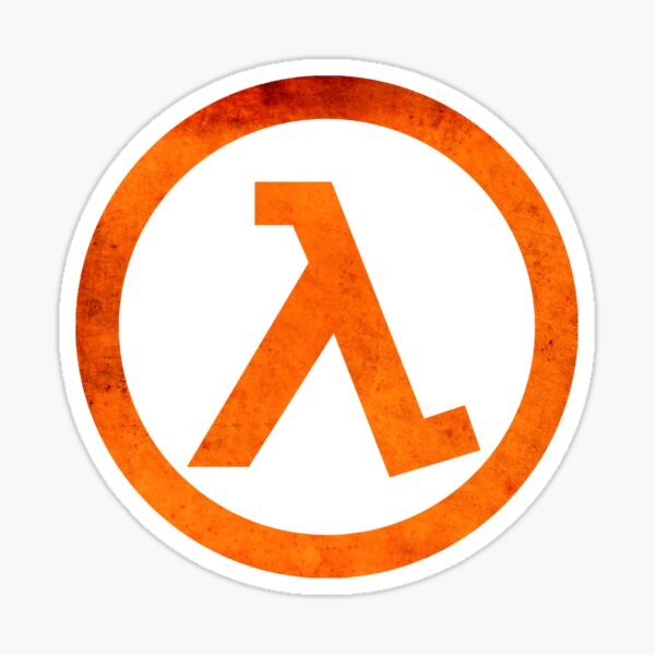 GEEK °Half ,Life Rust Logo" Sticker for Sale by NathanALeather | Redbubble