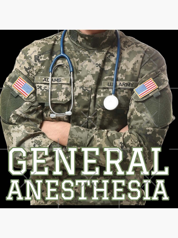 "General Anesthesia - Anesthesiology" Poster for Sale by charlielim-87 ...