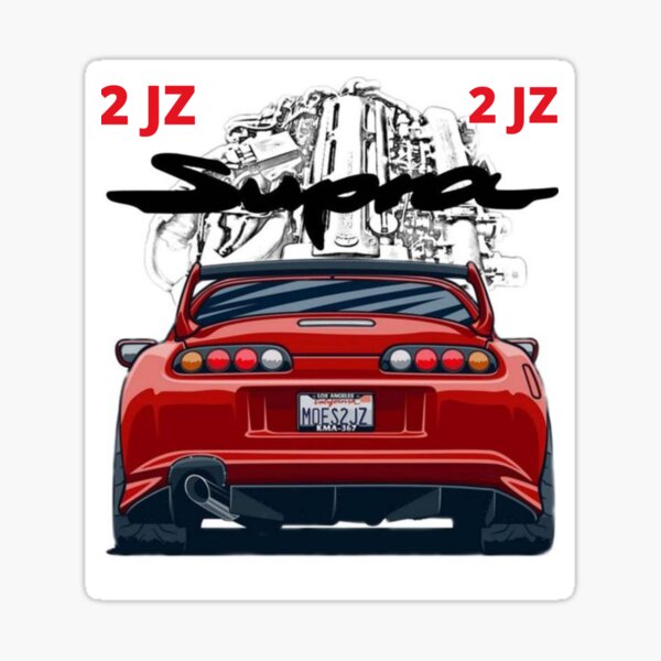 "2JZ SUPRA" Sticker for Sale by RonelM | Redbubble