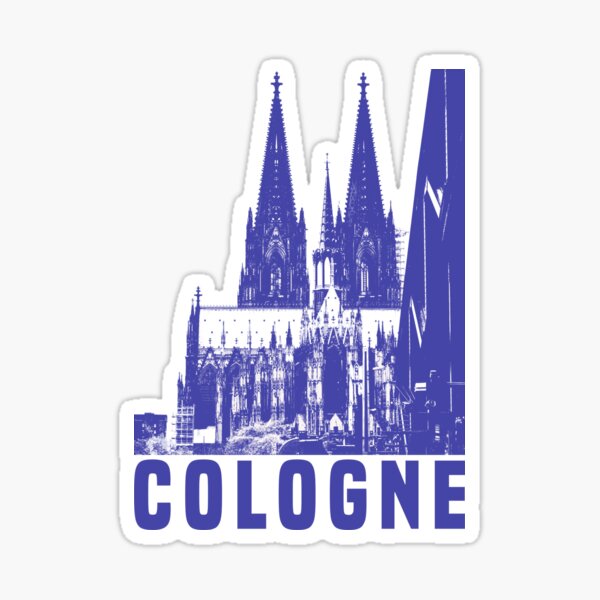 "Cologne City" Sticker for Sale by denvector | Redbubble