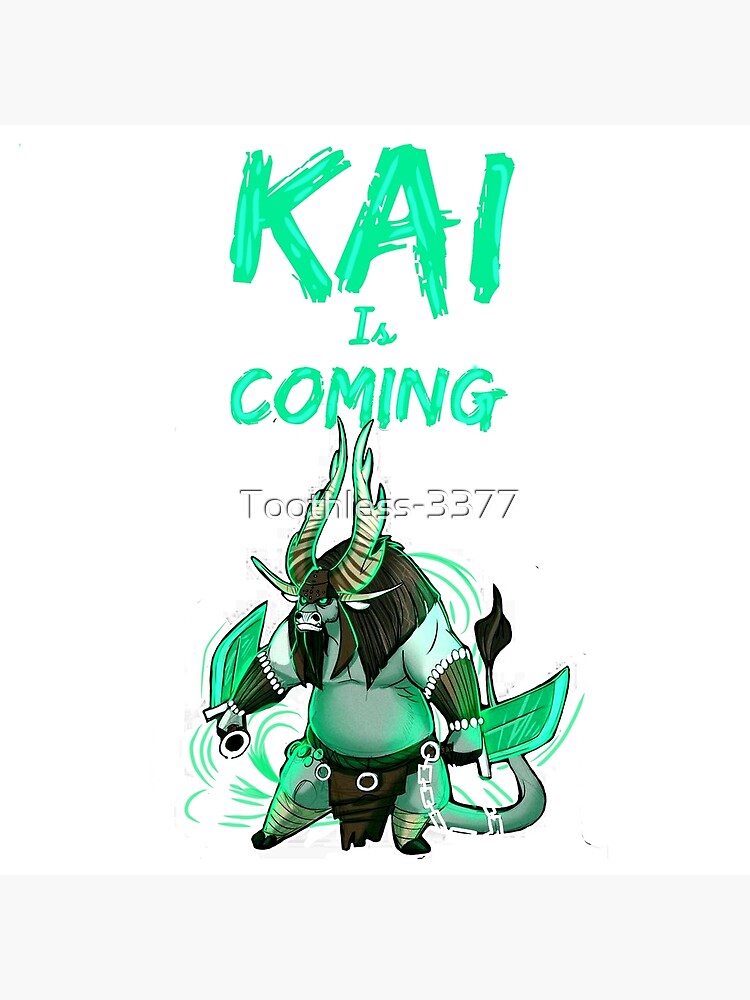 "Kai , kung fu panda" Poster for Sale by Toothless-3377 | Redbubble