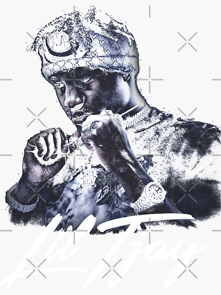 "People Call Me Young Lil American Tjay Singer Retro Vintage" Sticker ...