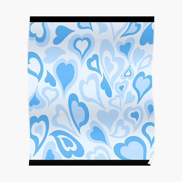 "Preppy School Supplies, Preppy, Blue, Preppy Blue, Hearts, Aesthetic ...