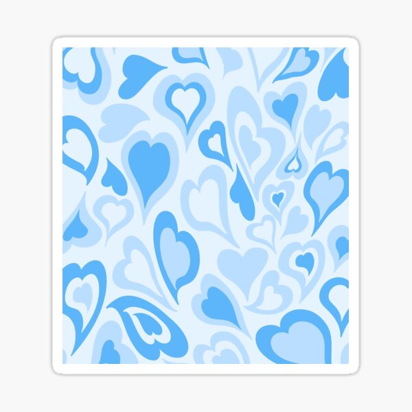 "Preppy School Supplies, Preppy, Blue, Preppy Blue, Hearts, Aesthetic ...