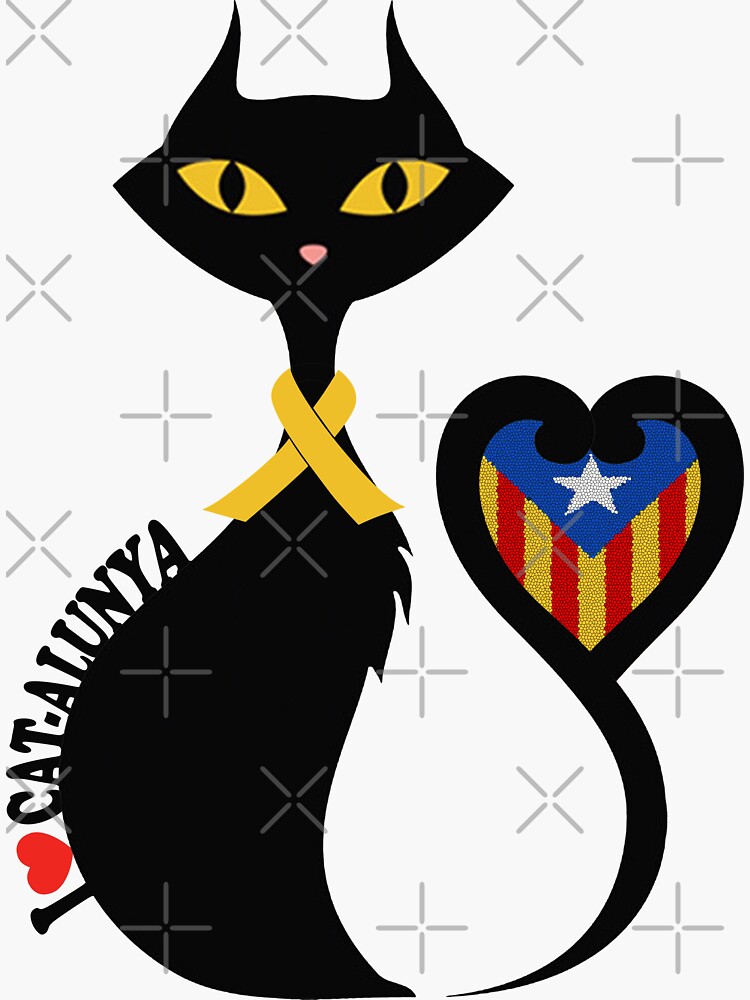 "cat alunya" Sticker for Sale by GAIXIX | Redbubble