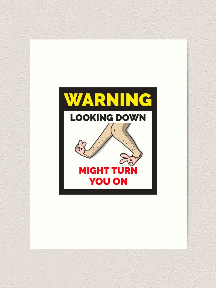 "Human Warning Label - Hairy Women & Hairy Men" Art Print for Sale by ...