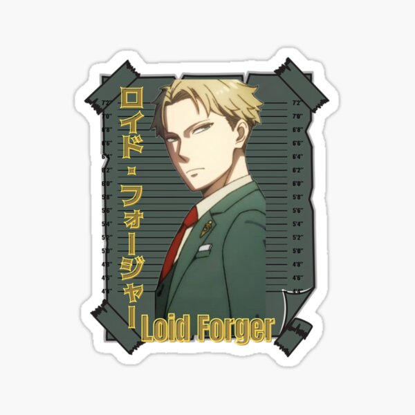 "Retro Loid Forger Spy X Family Manga" Sticker for Sale by ...