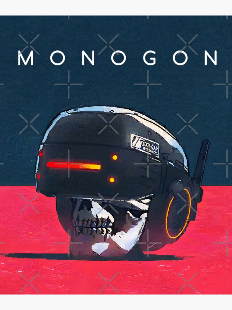 "Monogon" Sticker for Sale by garrettkiehn1 | Redbubble