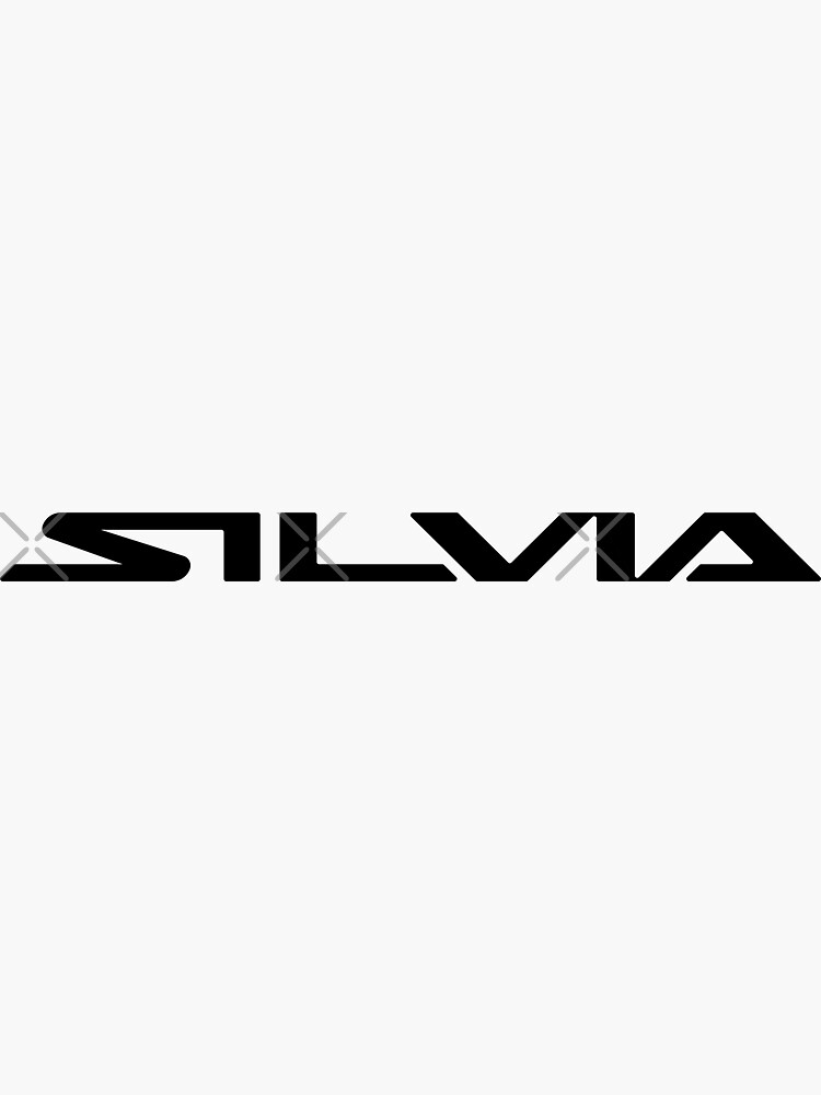 "Nissan Silvia S13 Accurate Badge Logo Black" Sticker for Sale by ...