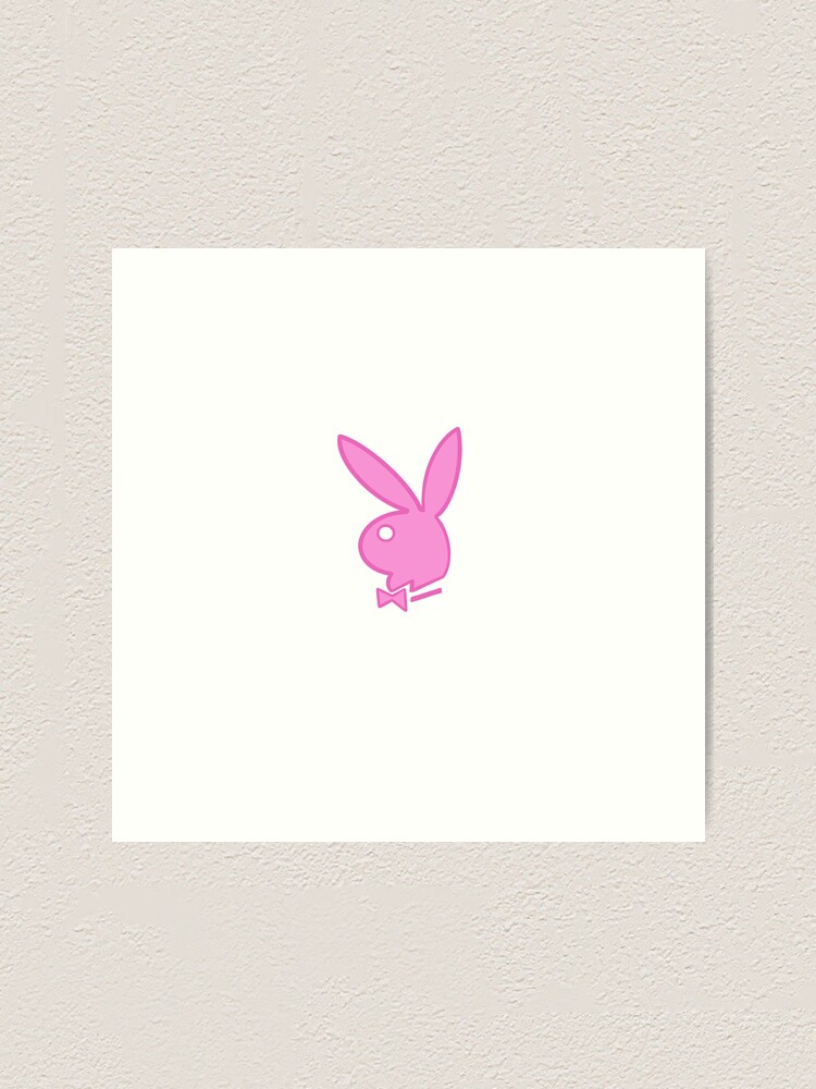 "Pink Playboy Bunny Logo " Art Print for Sale by iridescentarts | Redbubble