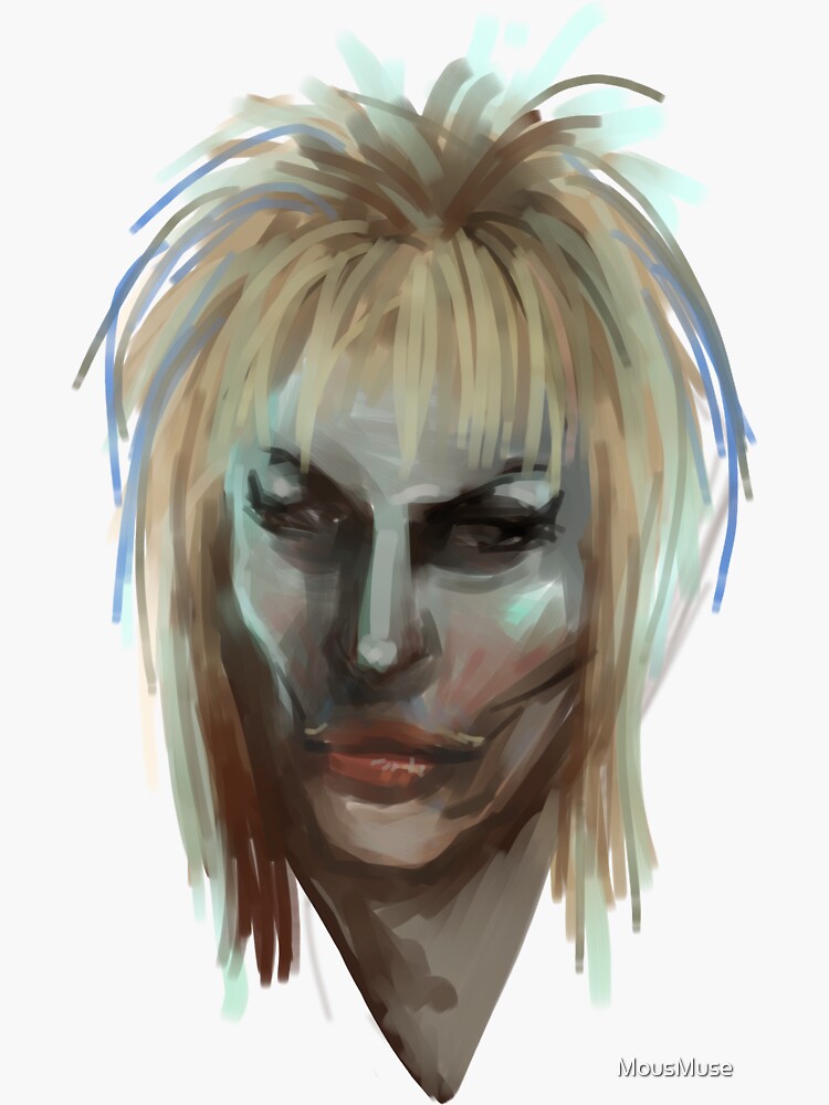 "Jareth Looking Very Severe" Sticker for Sale by MousMuse | Redbubble