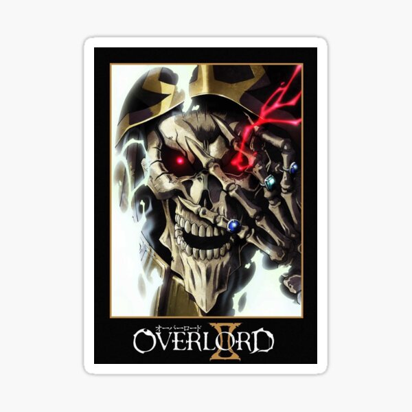 "overlord " Sticker for Sale by kalicii | Redbubble