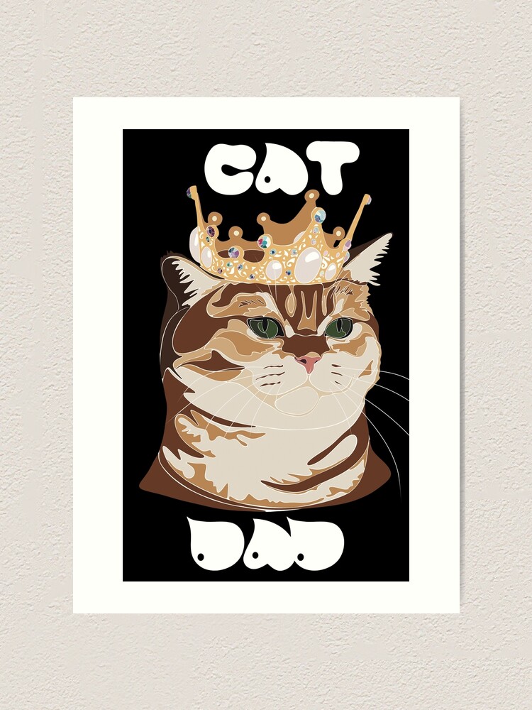 "Make a statement with our funny tee shirt featuring a cat dad and cat ...