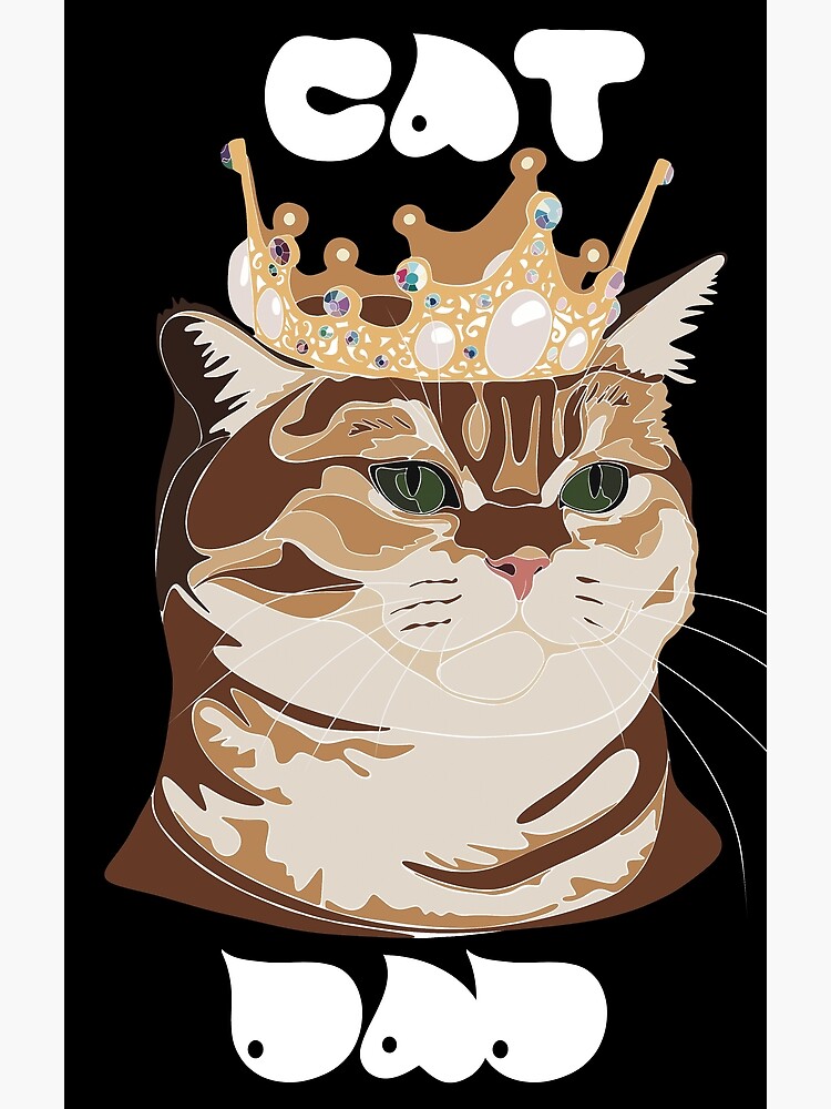 "Make a statement with our funny tee shirt featuring a cat dad and cat ...