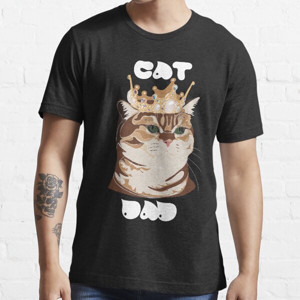 "Make a statement with our funny tee shirt featuring a cat dad and cat ...