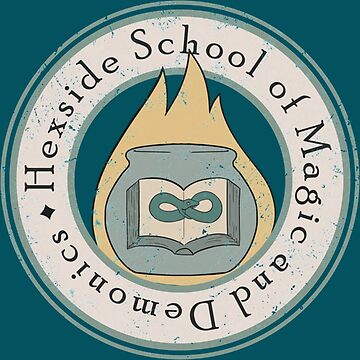 "Hexside School of Magic and Demonics " Sticker for Sale by ...