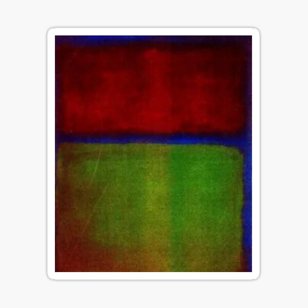 "Earth and green by mark rothko artist " Sticker for Sale by Golido ...