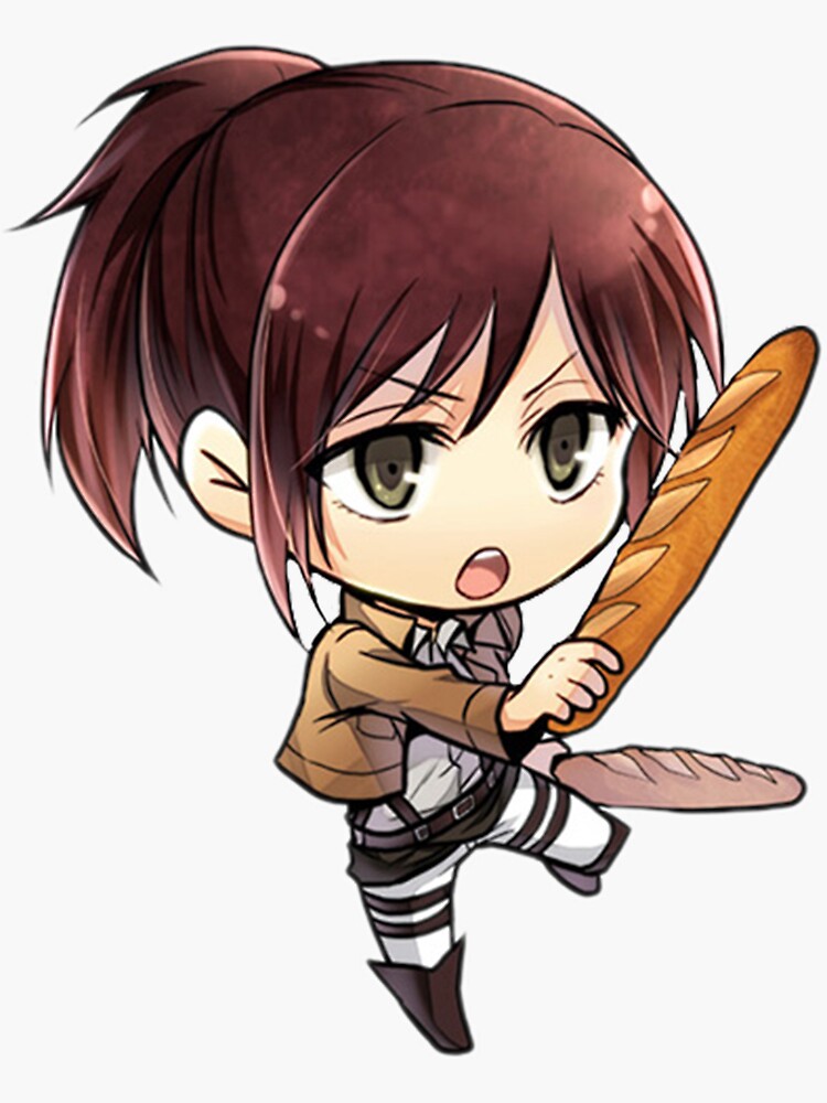 "Eren Jaeger - Eren Jaeger Ereri Eremika Stickers De Shingeki No Kyojin ...
