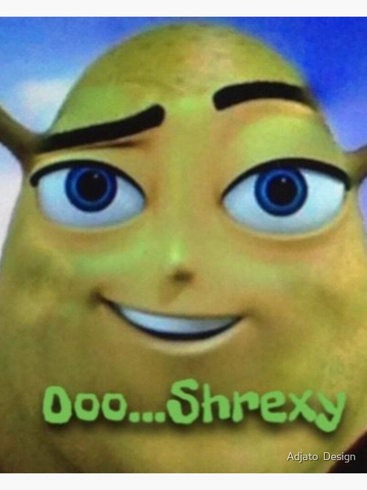 "Sexy shrek " Sticker for Sale by Adelleshop | Redbubble