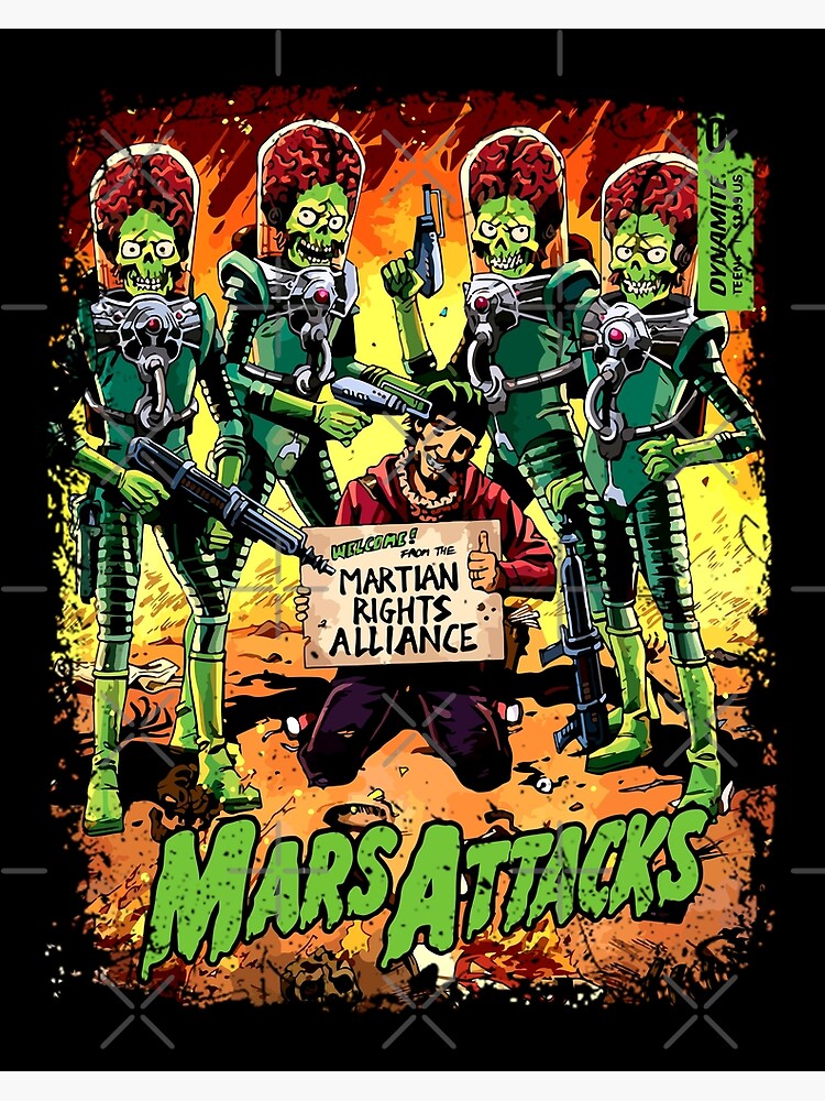 "Mars Attacks Merch" Poster for Sale by xxXVintageXxx | Redbubble