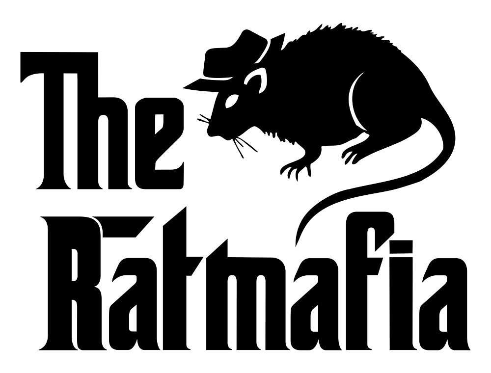"The Rat Mafia - Black logo" by TheRatMafia | Redbubble