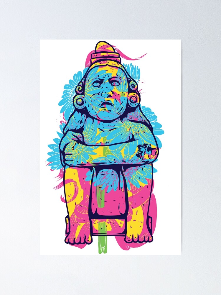 "Aztec Native Tribal Mexican Mayan" Poster for Sale by CustomAssist ...
