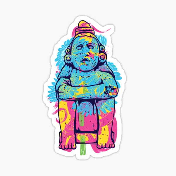 "Aztec Native Tribal Mexican Mayan" Sticker for Sale by CustomAssist ...