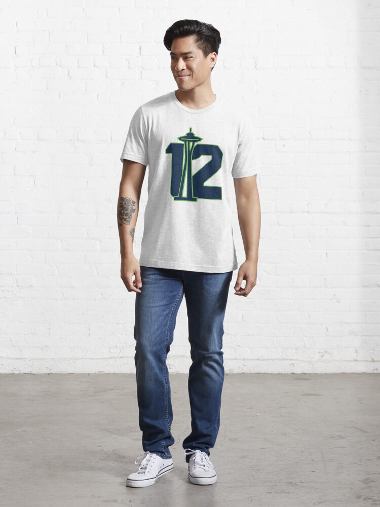 "Seattle's 12th Man" T-shirt for Sale by thatDudeAZ89 | Redbubble ...