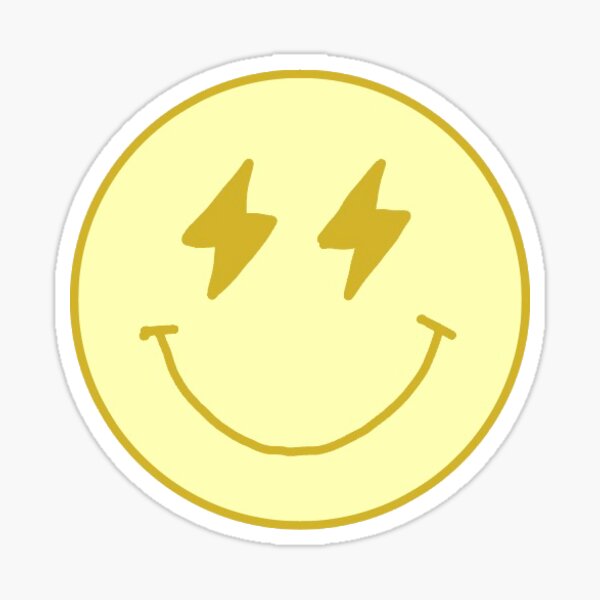 "preppy smiley face" Sticker for Sale by hattiemillz | Redbubble