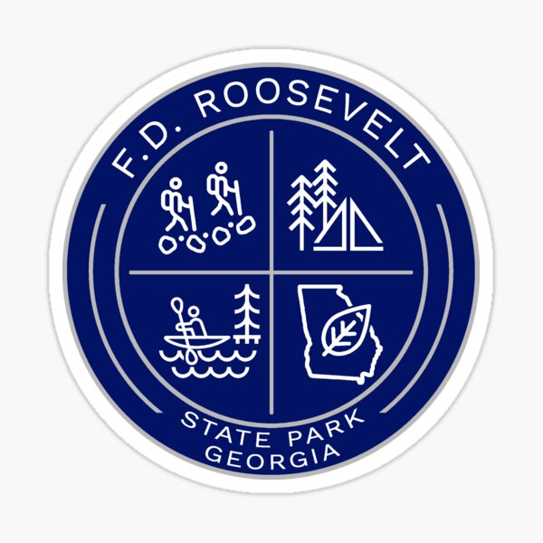 "F.D. Roosevelt State Park Heraldic Logo" Sticker for Sale by VanyaKar ...
