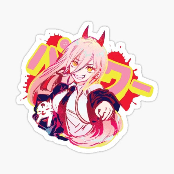 "Chainsaw Man Power" Sticker for Sale by Sonic-ip | Redbubble