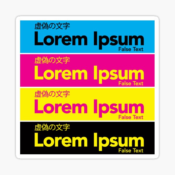 "1 Liner-Lorem Ipsum" Sticker for Sale by DezignYoyo | Redbubble