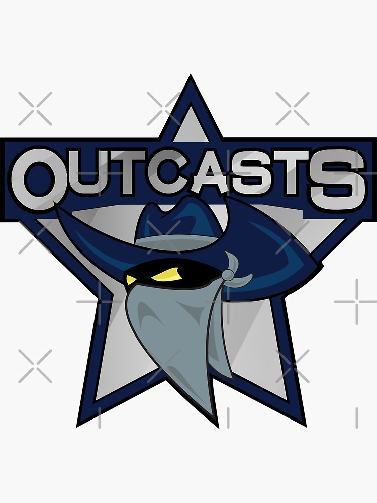 "Outcasts" Sticker by doctorheadly | Redbubble