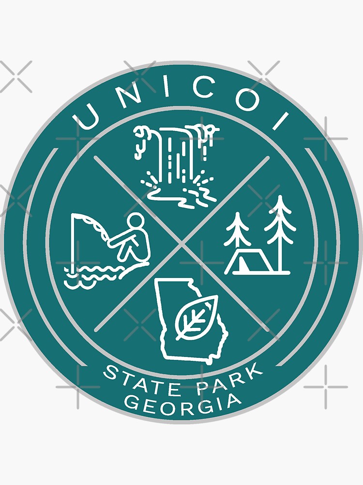 "Unicoi State Park Heraldic Logo" Sticker for Sale by VanyaKar | Redbubble