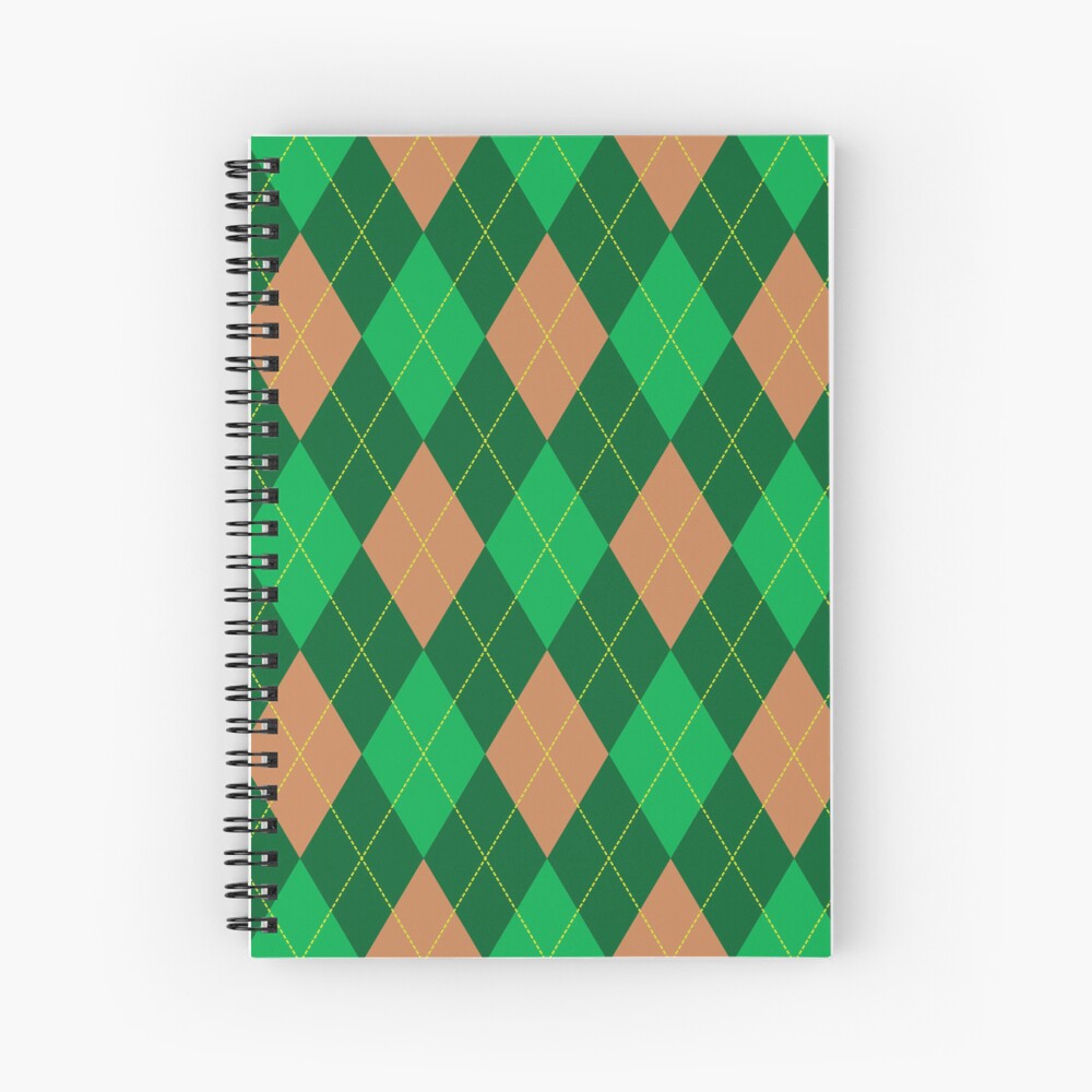 "Diamond shape design pattern in green and brown color." Spiral ...