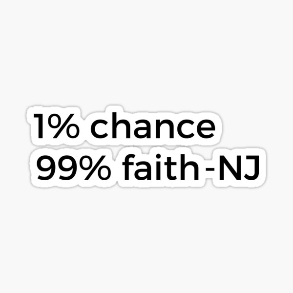 "1% chance 99% faith neymar jr quote" Sticker for Sale by Bobigoll ...