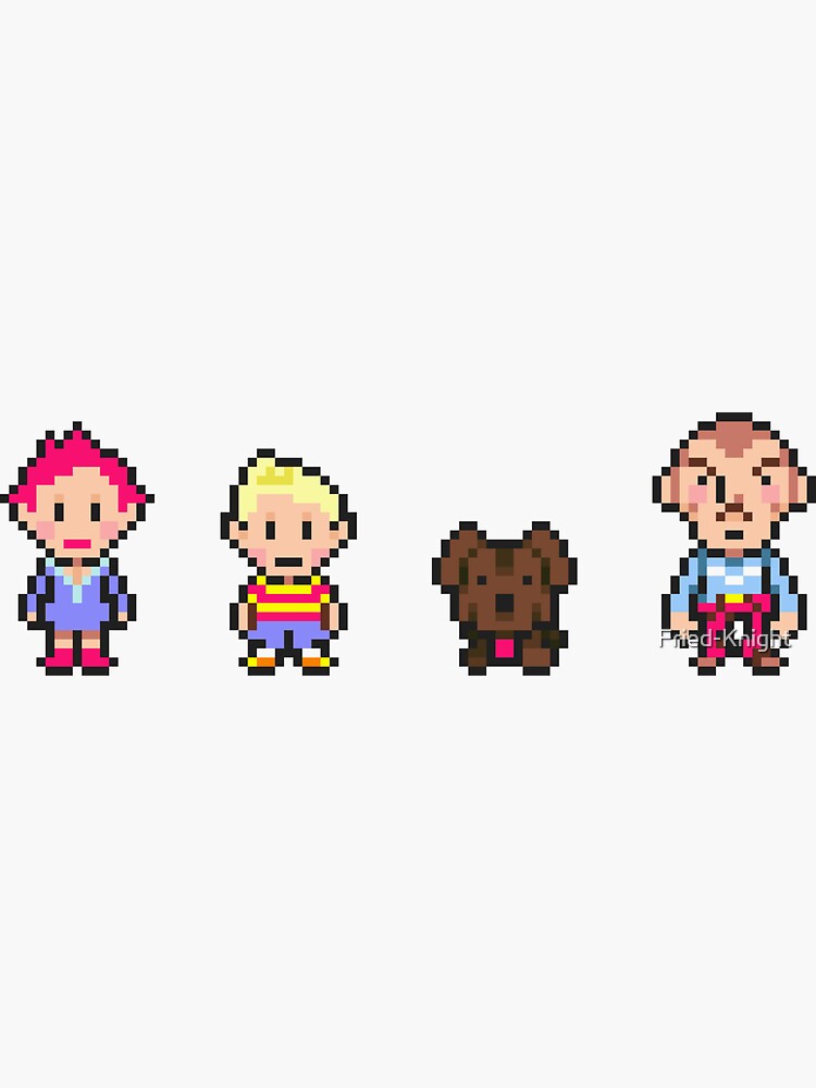 "Mother 3 Print" Sticker for Sale by Fried-Knight | Redbubble