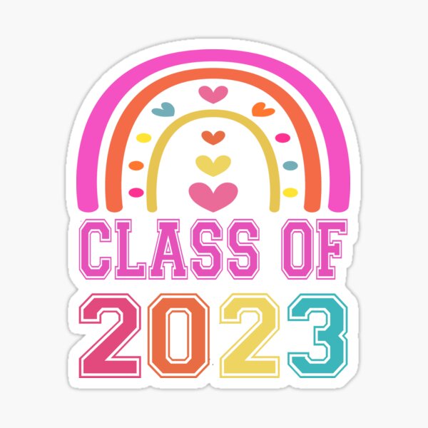 " Senior class of 2023 graduation" Sticker for Sale by erozzz | Redbubble