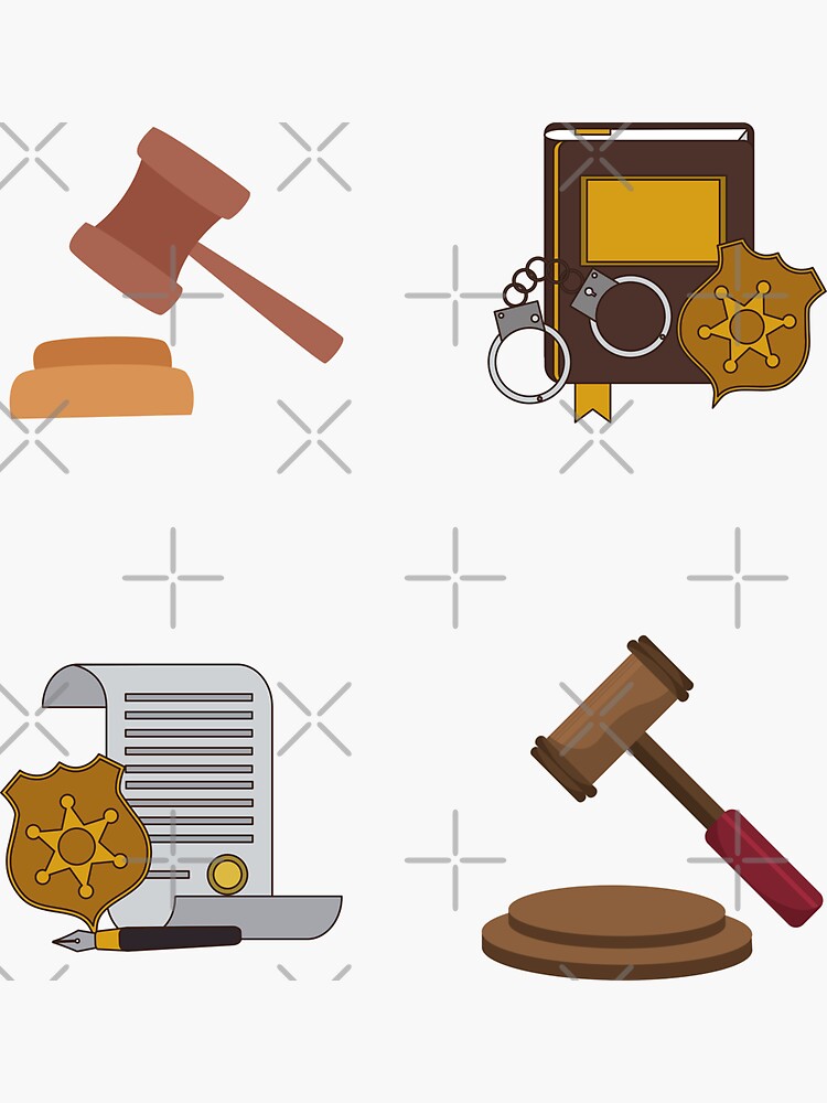 "Funny Lawyer Pack" Sticker for Sale by Magical23 | Redbubble