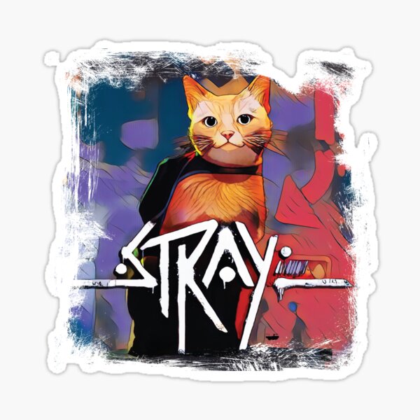 "stray cat game" Sticker for Sale by Best-Designers | Redbubble