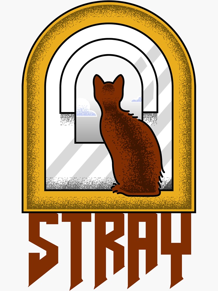 "STRAY Video Game" Sticker for Sale by VDream-store | Redbubble