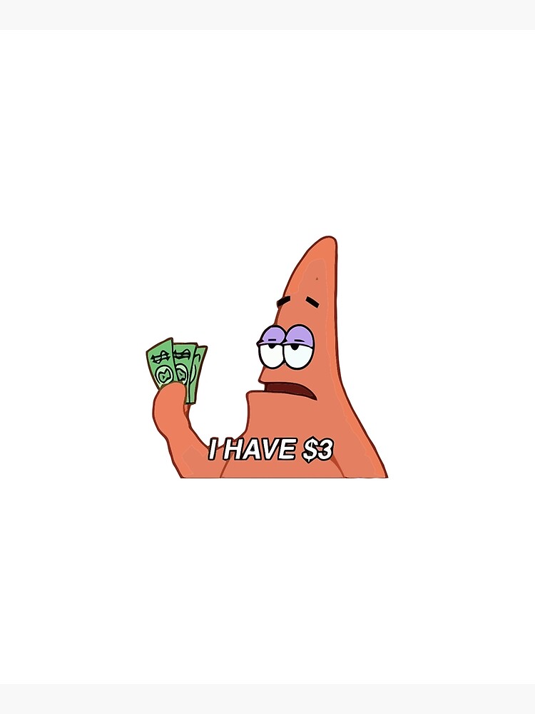 "patrick star meme,spongebob,cartoon" Art Print for Sale by ...