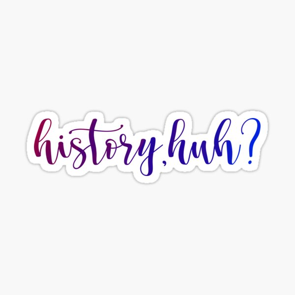 "Red white and royal blue history, huh? " Sticker for Sale by premslays ...