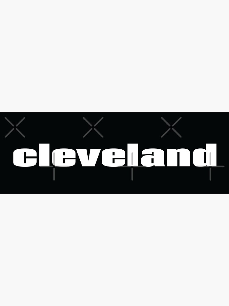 "Cleveland" Sticker for Sale by GoodVibesWX9 | Redbubble
