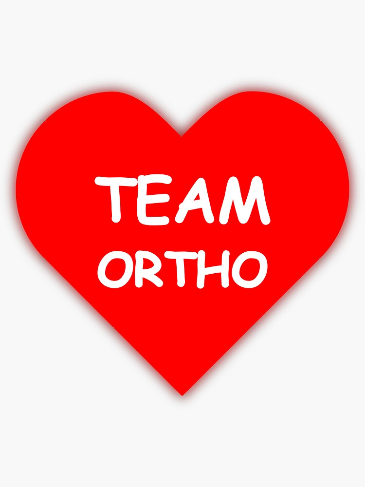 "Team ortho gift, orthopedic team" Sticker for Sale by ICbestshop | Redbubble
